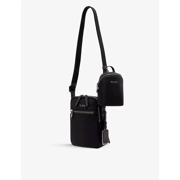 Tumi Persia Double-zip Nylon Crossbody Bag - Black/gunmetal