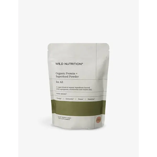 WILD NUTRITION Organic Protein + Superfood Powder Supplements 14-day Supply - One-color