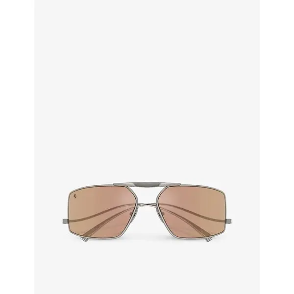 FERRARI Fh1008 Irregular-frame Sunglasses - Grey