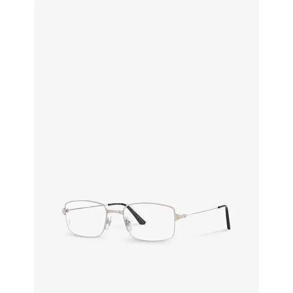 CARTIER Rectangle-frame Titanium Eyeglasses