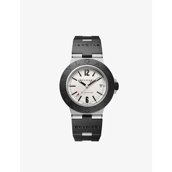 BVLGARI Aluminium Titanium Automatic Watch - Rubber