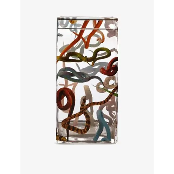 SELETTI Wears Toiletpaper Snake Glass Vase 30cm - One-color
