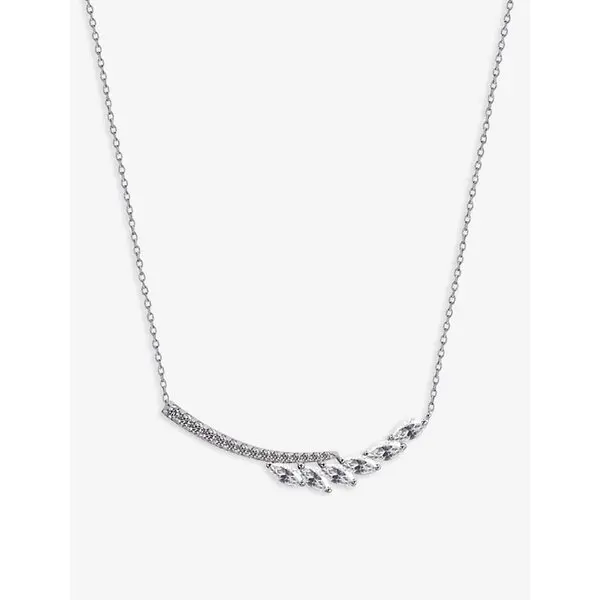 CARAT* LONDON Laeta Sterling And Cubic Zirconia Necklace - Silver
