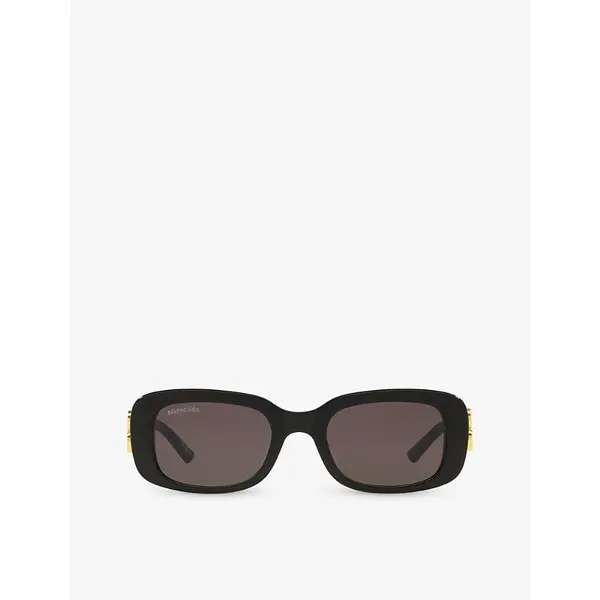 Balenciaga Square-frame Acetate Sunglasses - Black