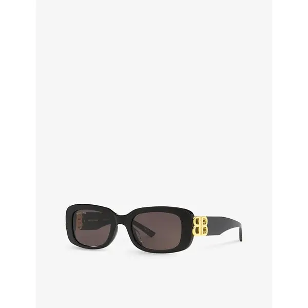 Balenciaga Square-frame Acetate Sunglasses - Black