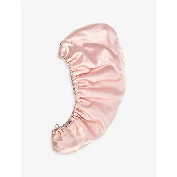 KITSCH Satin-wrapped Microfibre Hair Towel - Blush