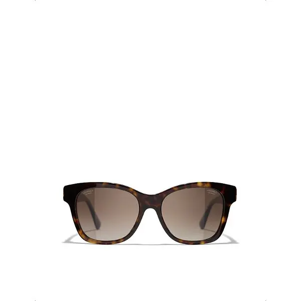 Chanel Square Sunglasses - Brown