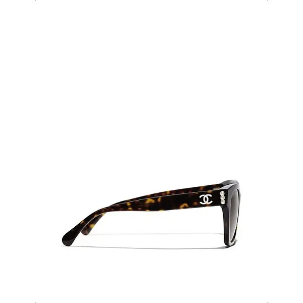Chanel Square Sunglasses - Brown