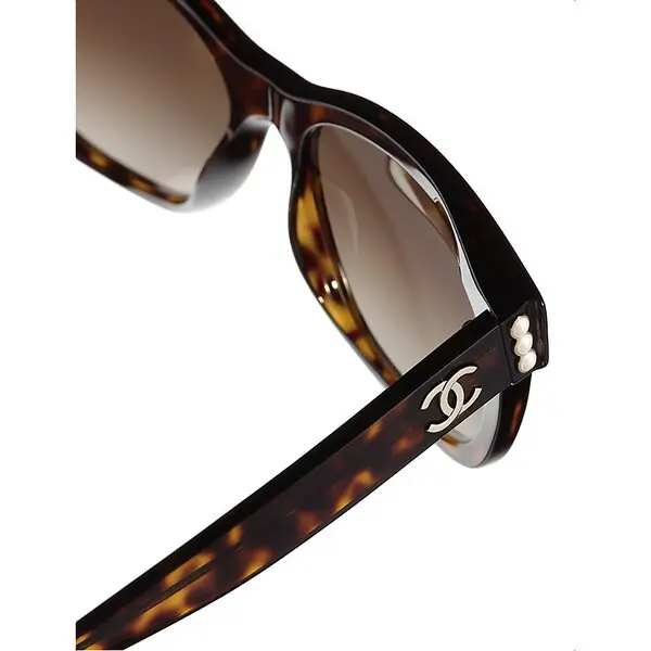 Chanel Square Sunglasses - Brown