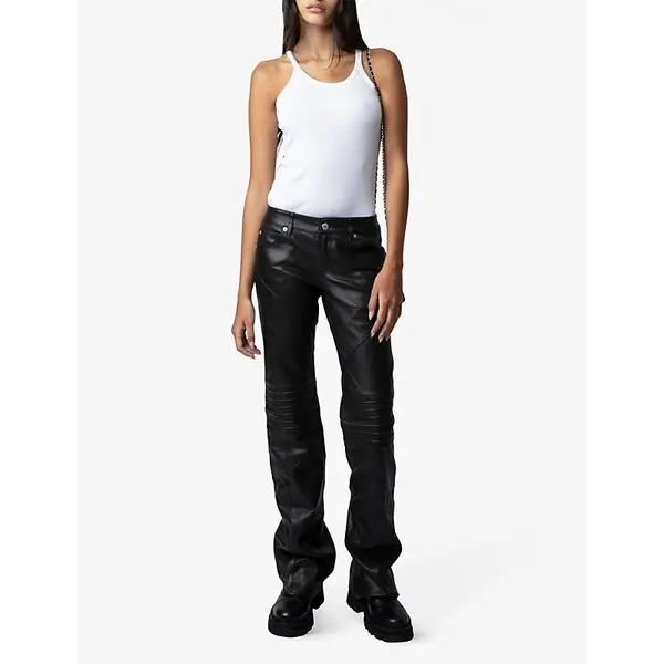Zadig&Voltaire Paulin Panelled Straight-leg Trousers