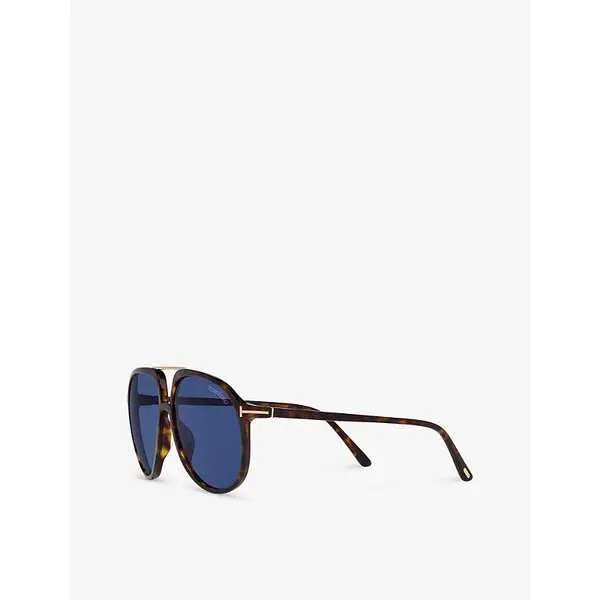 TOM FORD Pilot-frame Sunglasses - Brown