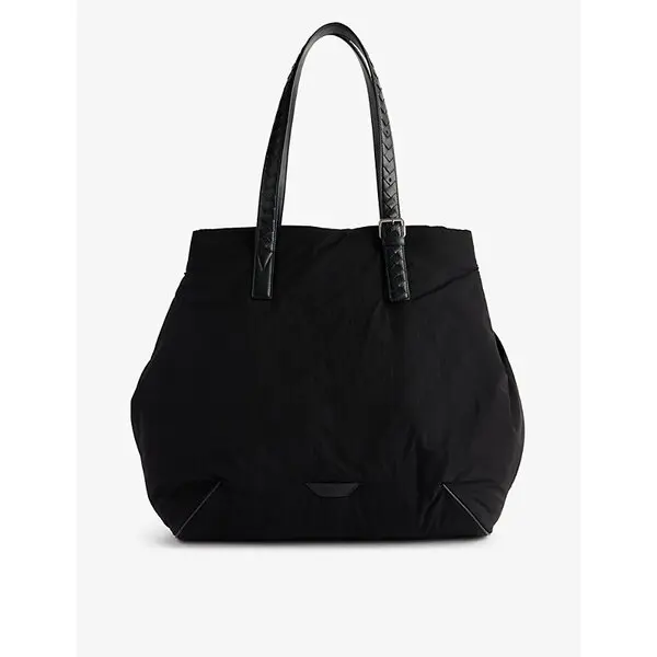 Bottega Veneta Logo-patch Faux-leather Tote Bag