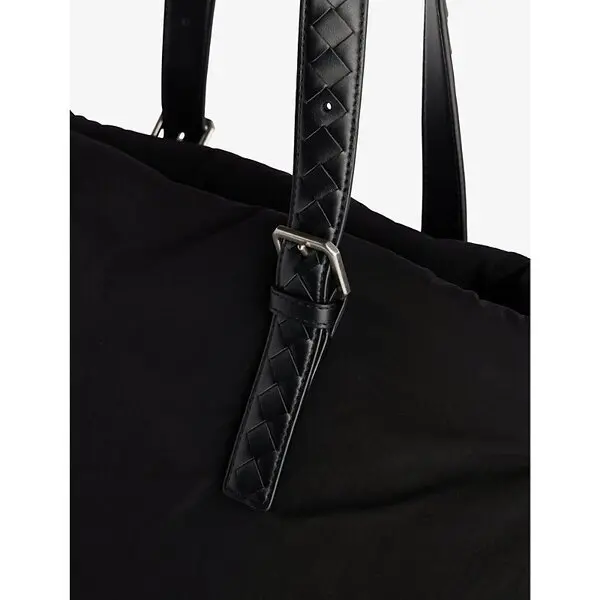 Bottega Veneta Logo-patch Faux-leather Tote Bag