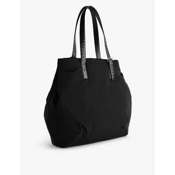 Bottega Veneta Logo-patch Faux-leather Tote Bag