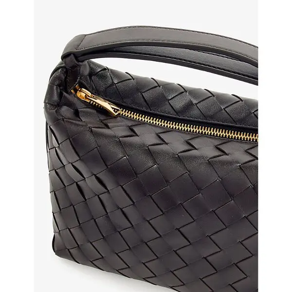 Bottega Veneta Mini Leather Top-handle Bag - Fondant-gold