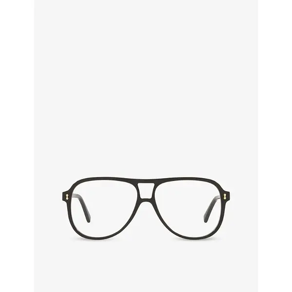 Gucci Gg1044o Aviator Optical Glasses - Black