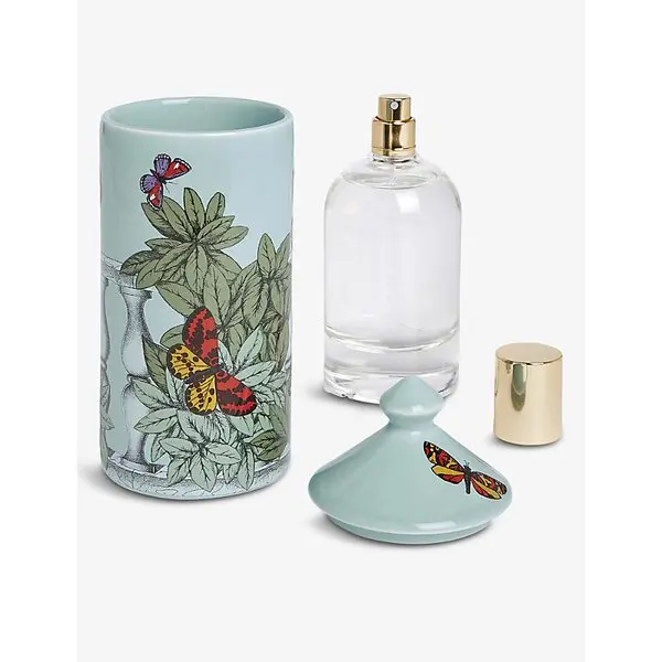 FORNASETTI Farfalle E Balaustra Room Spray And Ceramic Jar 100ml