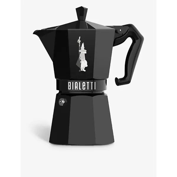 BIALETTI Moka Express Exclusive Six-cup Aluminium Espresso Maker - Black