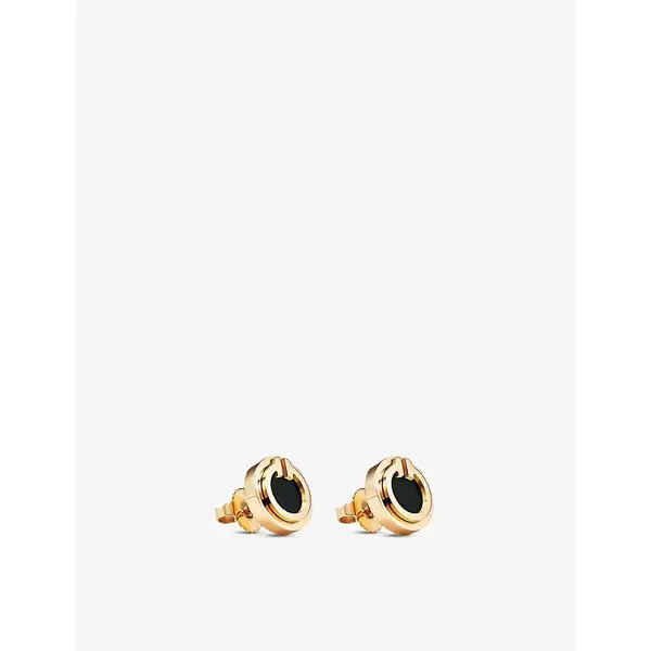 Tiffany & Co. T 18ct Yellow- And Onyx Earrings