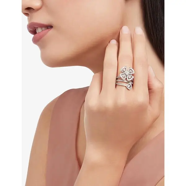 BVLGARI Fiorever 18ct And 1.09ct Diamond Ring