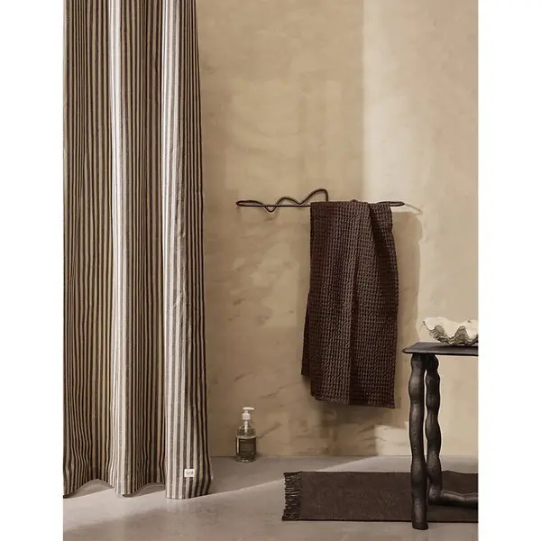 FERM LIVING Chambray Cotton Shower Curtain 205cm