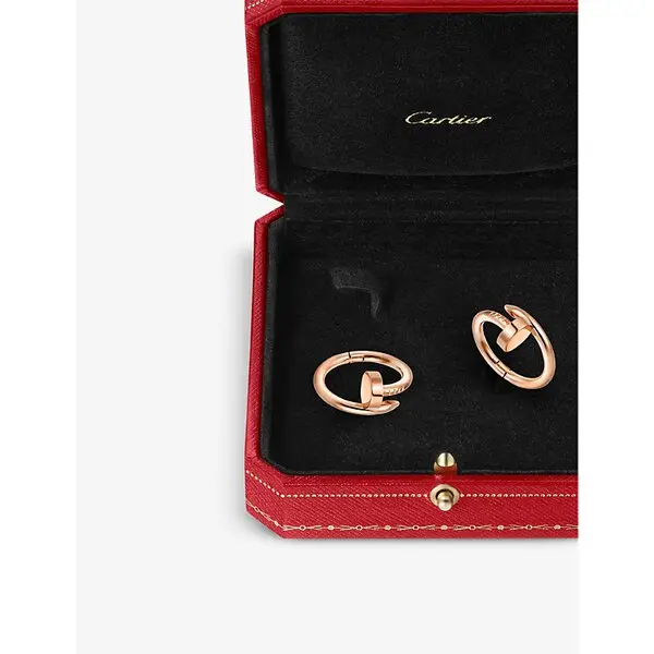 Cartier Juste Un Clou 18ct Rose- Cufflinks Gold Editorialist