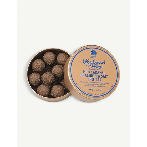 CHARBONNEL ET WALKER Milk Chocolate Praline Sea Salt Caramel Truffles 100g - One-color