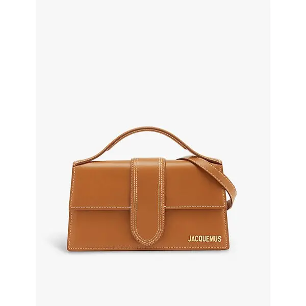 Jacquemus Le Grand Bambino Leather Shoulder Bag - Light Brown 2