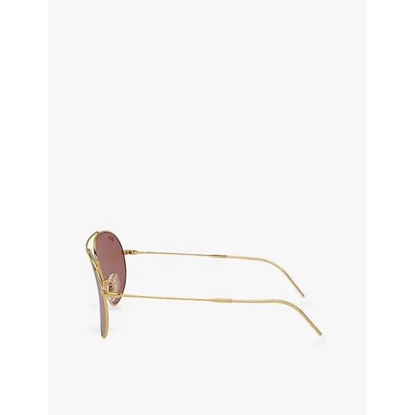 Ray-ban Aviator Metal Sunglasses - Gold