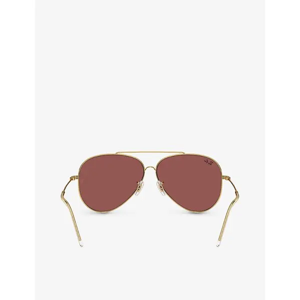 Ray-ban Aviator Metal Sunglasses - Gold