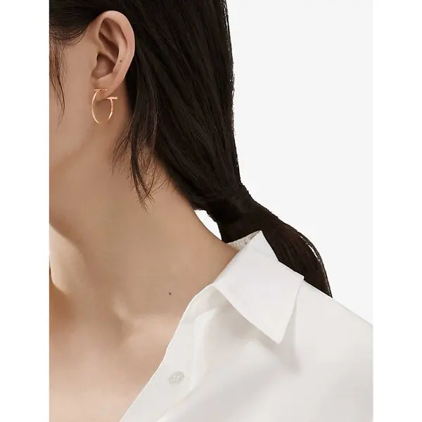 Tiffany & Co. T 18ct Hoop Earrings