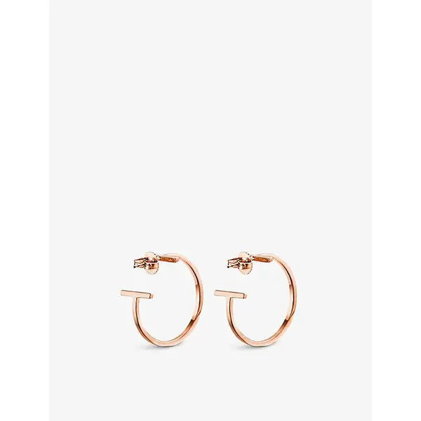 Tiffany & Co. T 18ct Hoop Earrings