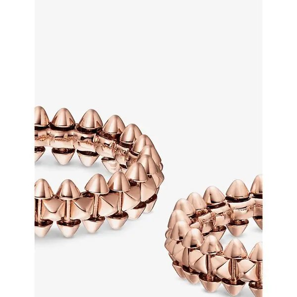 CARTIER Clash De 18ct Rose-gold Hoop Earrings