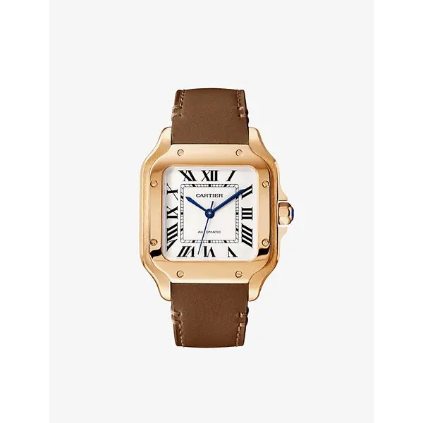 Cartier Santos De Automatic Watch - Rose Gold