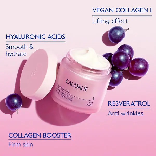 CAUDALIE Resveratrol Lift Firming Refillable Night Cream