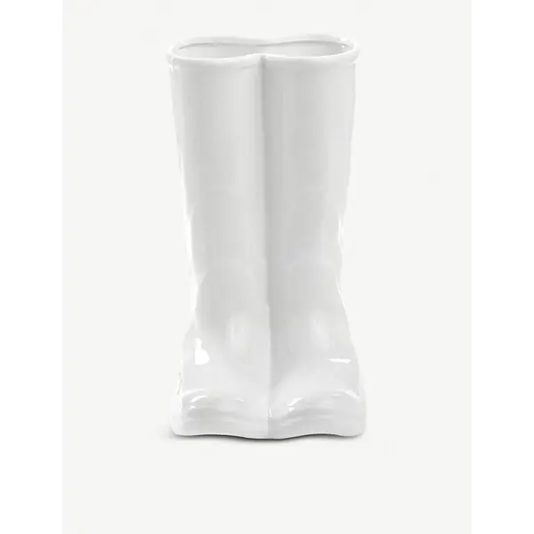 SELETTI Porcelain Rain Boots Umbrella Stand 36cm - One-color