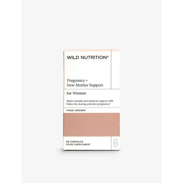 WILD NUTRITION Pregnancy + New Mother Support Supplements 90 Capsules - Na
