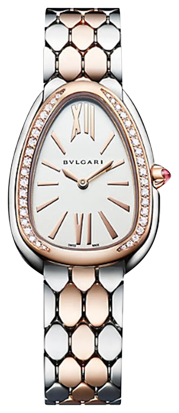 BVLGARI Serpenti Seduttori Quartz Watch - Steel And Gold