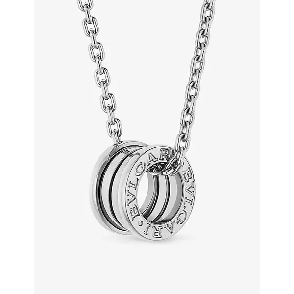 BVLGARI B.zero1 18ct White-gold Pendant Necklace - White Gold