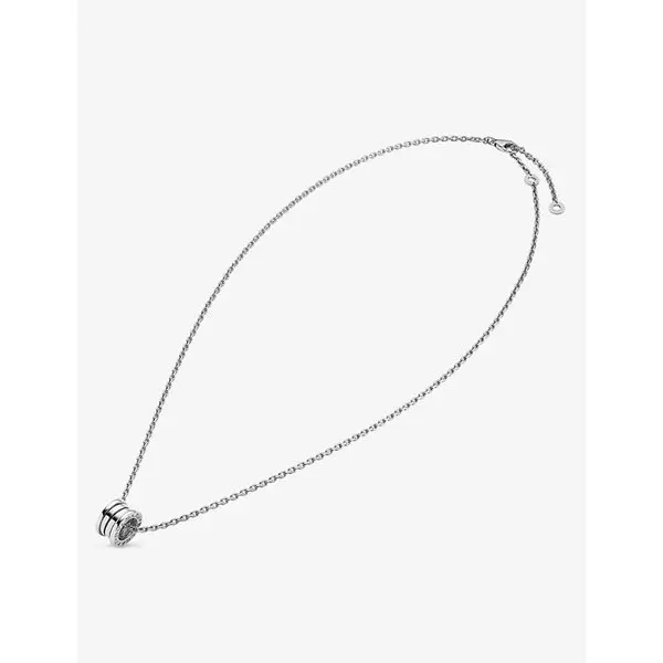 BVLGARI B.zero1 18ct White-gold Pendant Necklace - White Gold