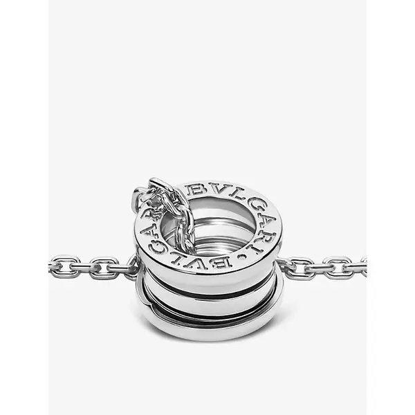 BVLGARI B.zero1 18ct White-gold Pendant Necklace - White Gold