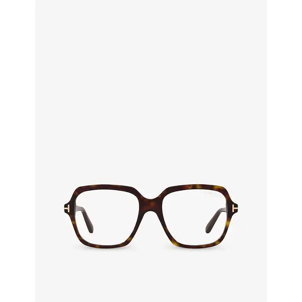 TOM FORD Ft5908-b Irregular-frame Acetate Eyeglasses - Brown