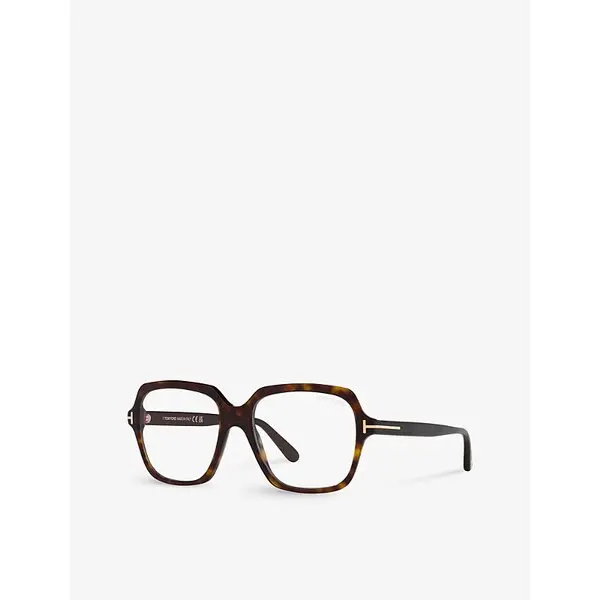 TOM FORD Ft5908-b Irregular-frame Acetate Eyeglasses - Brown