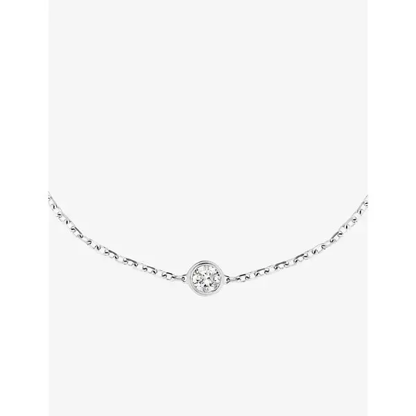 CARTIER D'amour Small Diamond Bracelet - White Gold