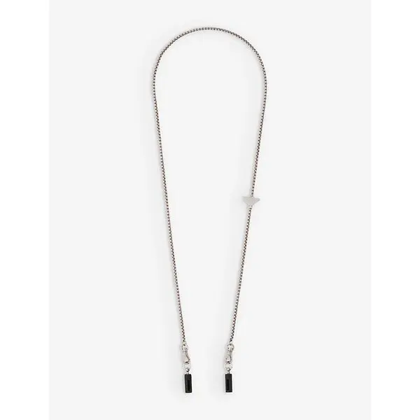 Prada Brand-plaque Metal Airpods And Airpods Pro-case Chain