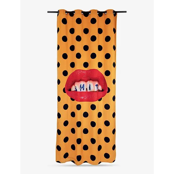 SELETTI Wears Toiletpaper Sh*t Woven Curtains 280cm - One-color