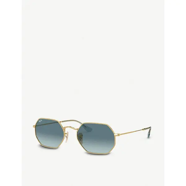 Ray-ban Octagonal-frame Sunglasses - Gold
