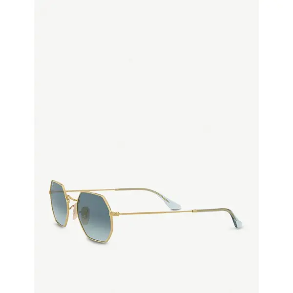 Ray-ban Octagonal-frame Sunglasses - Gold