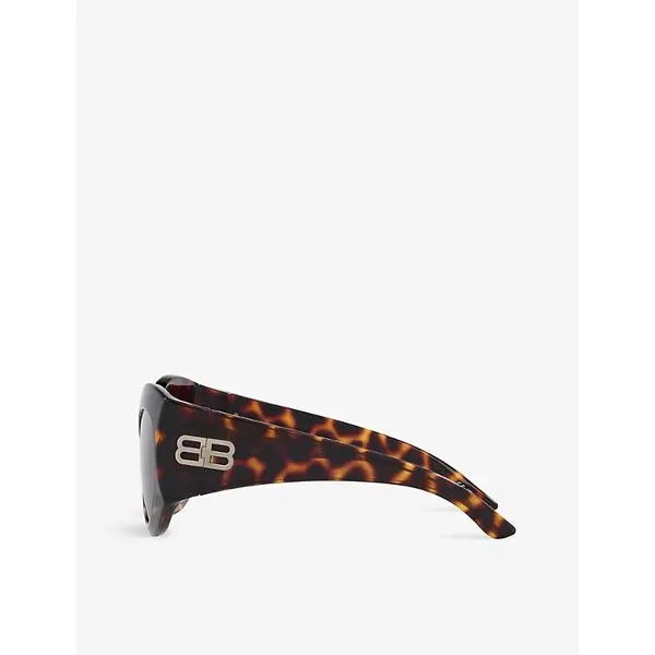 Balenciaga Bb0256s Cat-eye Tortoiseshell Sunglasses