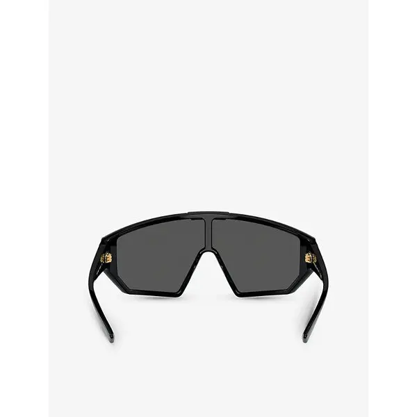 Versace Ve4461 Irregular-frame Sunglasses - Black